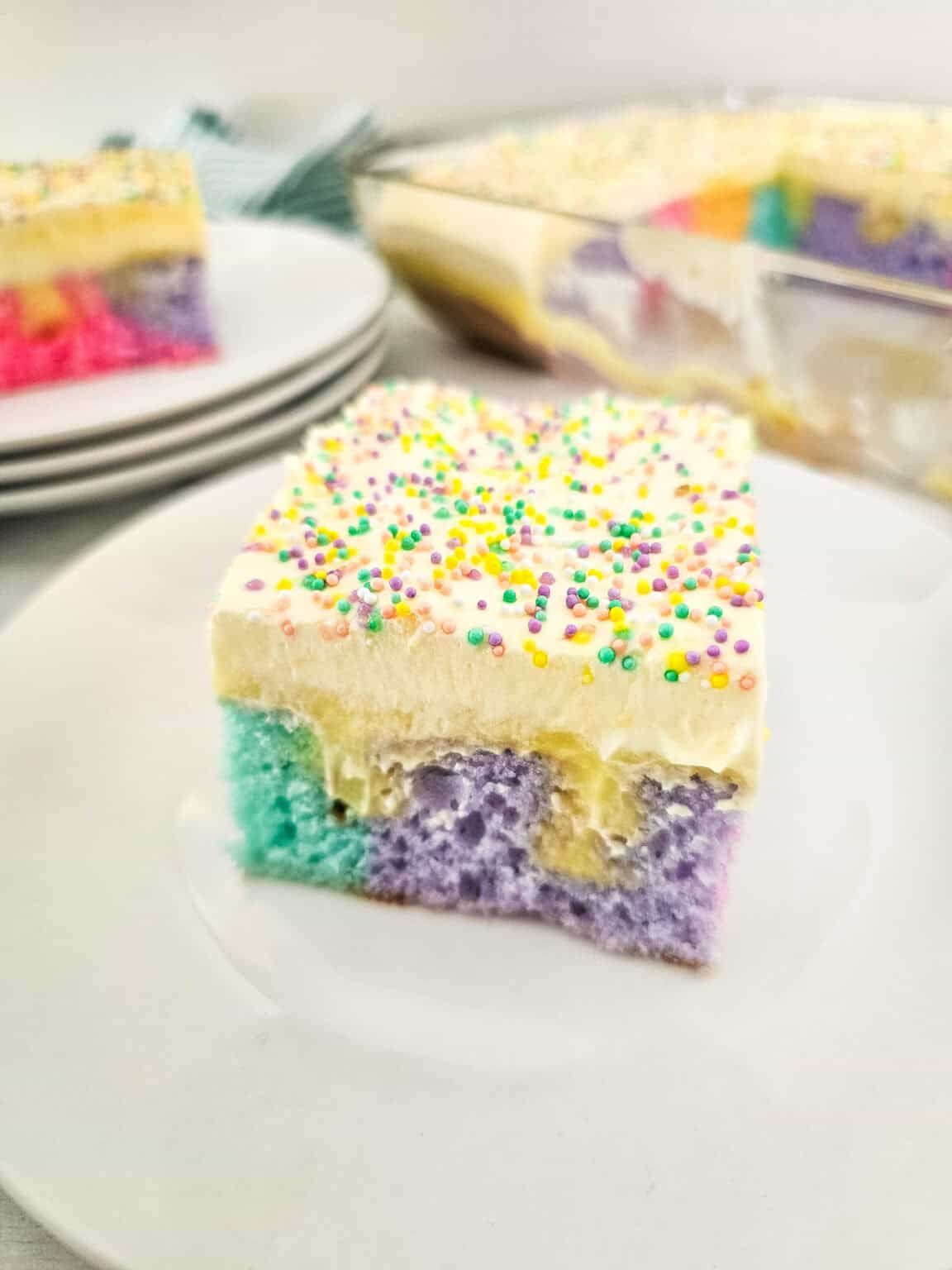 Spring Poke Cake - Mom Loves To...