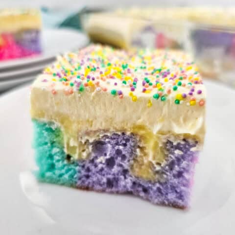 Spring Poke Cake - Mom Loves To...