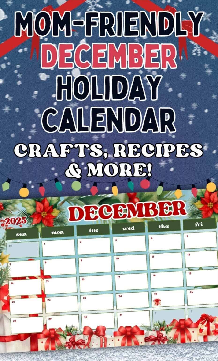 December Holidays (In Order!) — Fun Daily Ideas for Crafts, Recipes ...