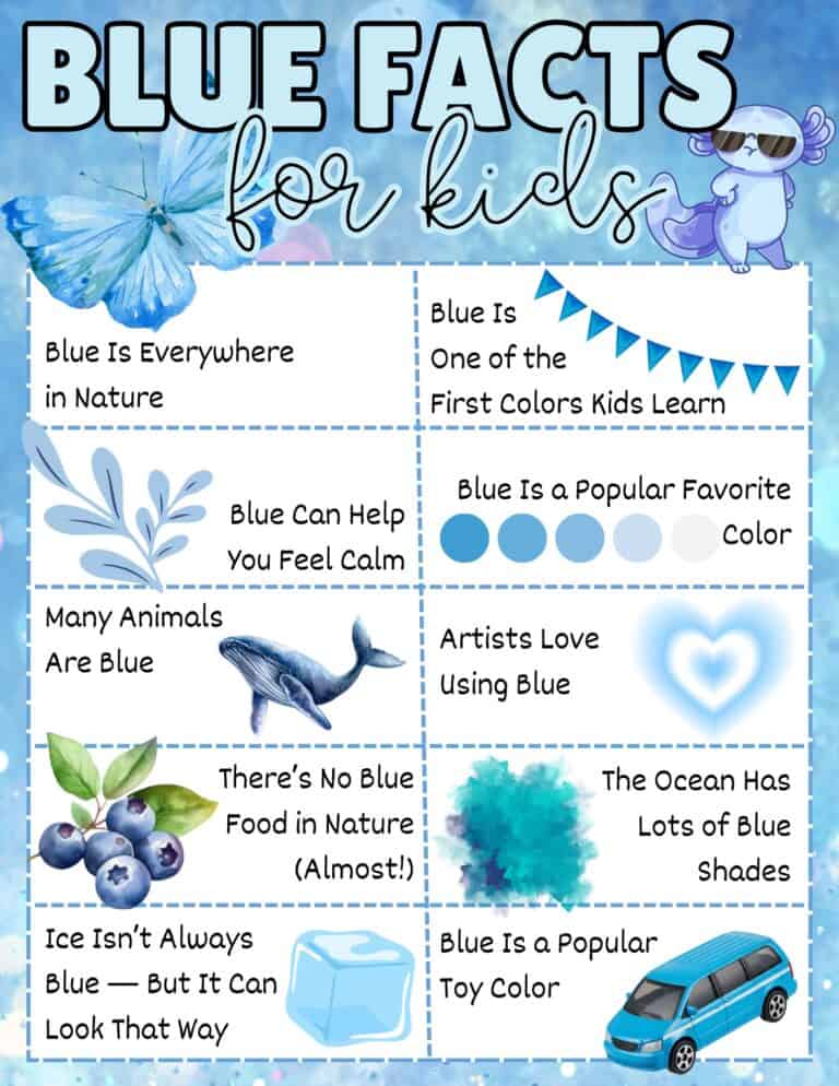Fun Facts About the Color Blue for Kids - Mom Loves To...