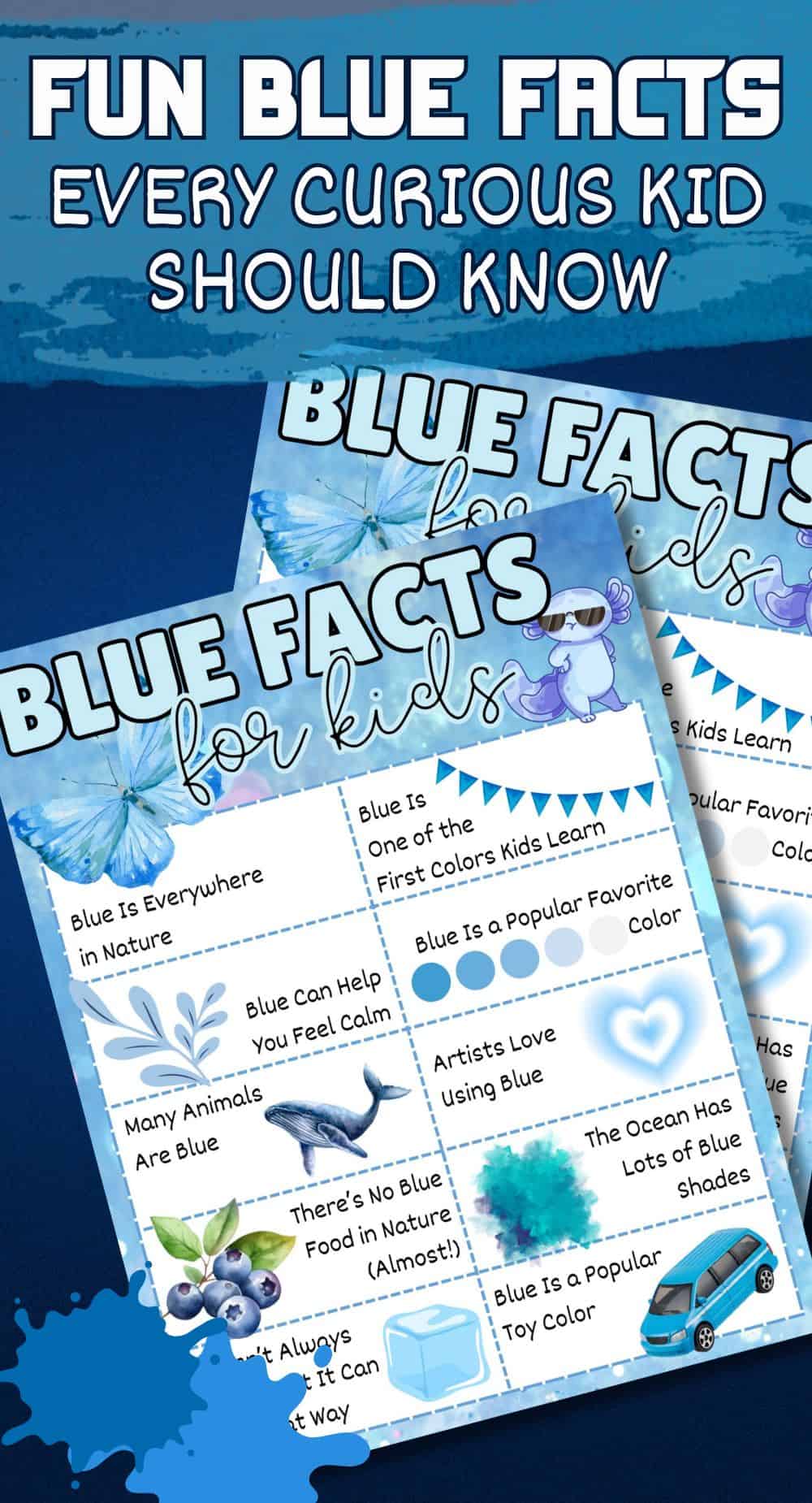 Fun Facts About the Color Blue for Kids - Mom Loves To...