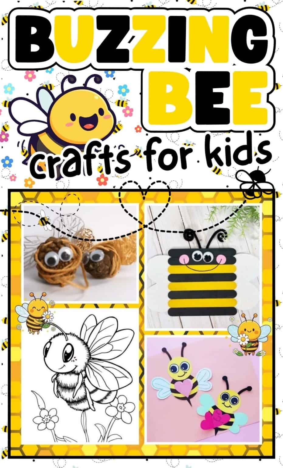 21 Buzzing Bee Crafts for Kids (Easy & Adorable Ideas!) - Mom Loves To...