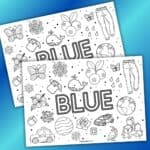 Blue Coloring Page for Kids (Free Printable Color Activity) - Mom Loves ...