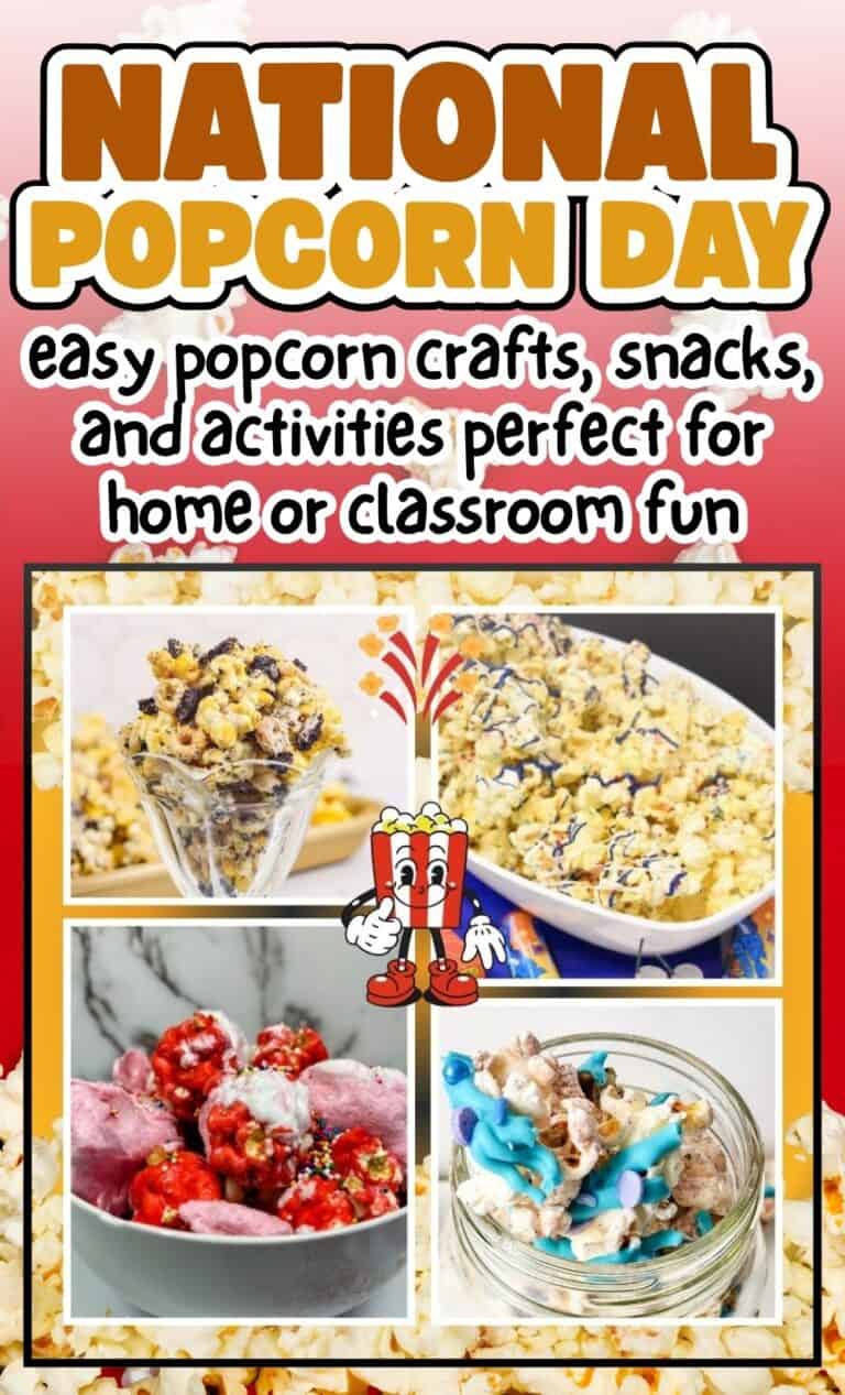 National Popcorn Day Ideas for Kids (Crafts, Snacks & Activities) - Mom ...